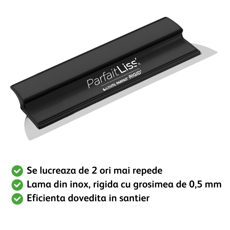 Gletiera Profesionala Inox 80 Cm Lama 0.5 Mm Maner Ergonomic Din ...