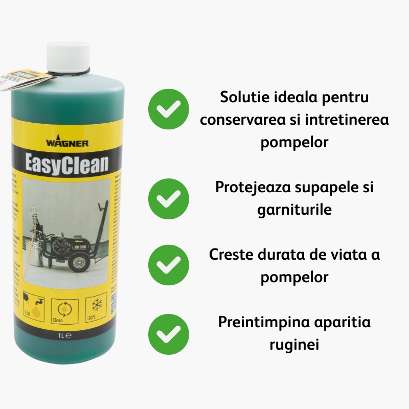Solutie Pentru Curatare Si Protectie Pompe Airless WAGNER Easyclean, 1 ...